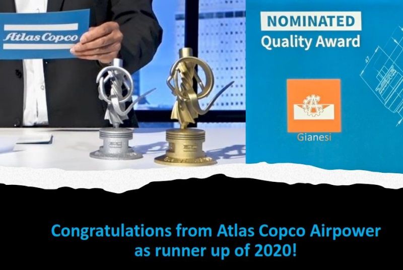 Atlas Copco Quality Awards - News - Gianesi Edilio S.r.l. - Piacenza